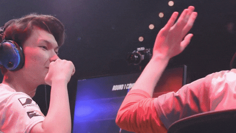 High Five Overwatch GIF by NRG Esports & SF Shock - Find & Share on GIPHY
