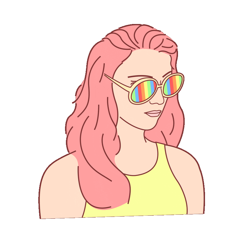 Happy Girl Sticker by zneesma for iOS & Android | GIPHY