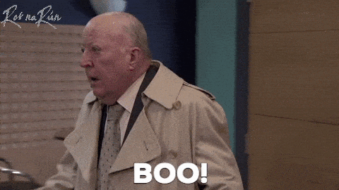 Boo Scare GIF by Ros na Rún - Find & Share on GIPHY