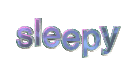 Sleepy Text Sticker by mess for iOS & Android | GIPHY