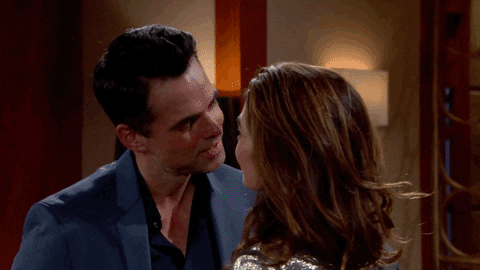 Young And Restless Kiss GIF by CBS - Find & Share on GIPHY