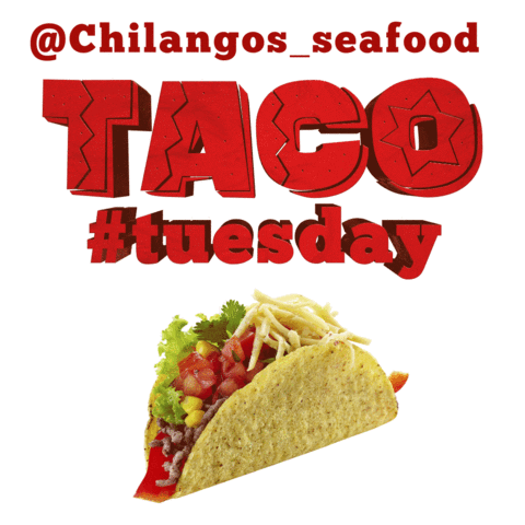 Taco Chilangos Seafood Sticker by Doral Chic for iOS & Android | GIPHY