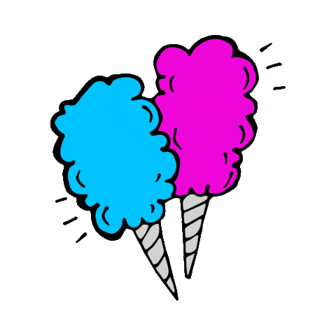 Cotton Candy Party Sticker by COREY PAIGE DESIGNS for iOS & Android | GIPHY