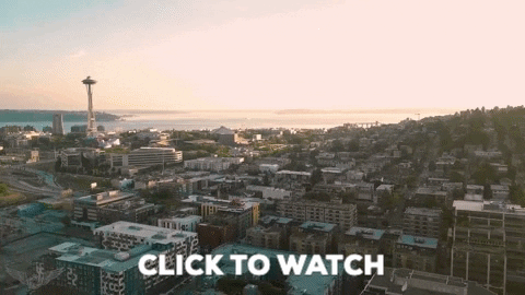 Space Needle Drone GIF by AirVuz - Find & Share on GIPHY