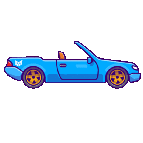Car Sticker by Mr Urbina for iOS & Android | GIPHY