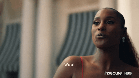 Issa Rae Yes GIF by Insecure on HBO - Find & Share on GIPHY
