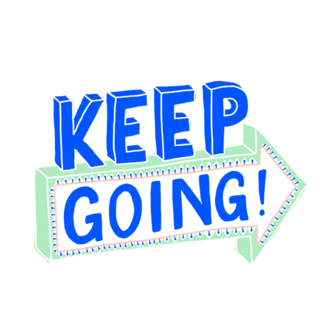 Fitness Keep Going Sticker by triangirlsocial for iOS & Android | GIPHY