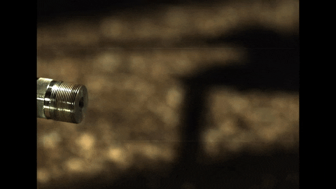 The Spaghettifier. A muzzle device I made that elongates bullets. : r ...