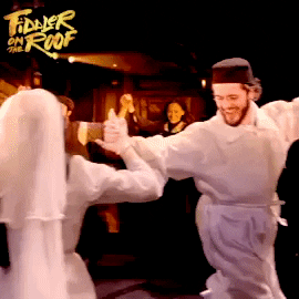 Dance Wedding GIF by FIddler on the Roof - Find & Share on GIPHY