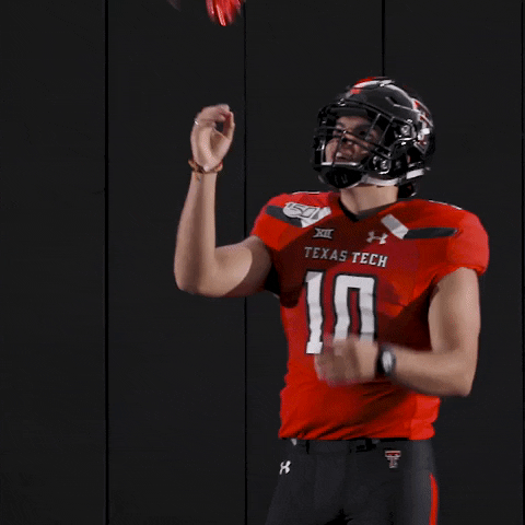 Texas Tech Red Raiders Football Reaction Pack GIF by Texas Tech ...