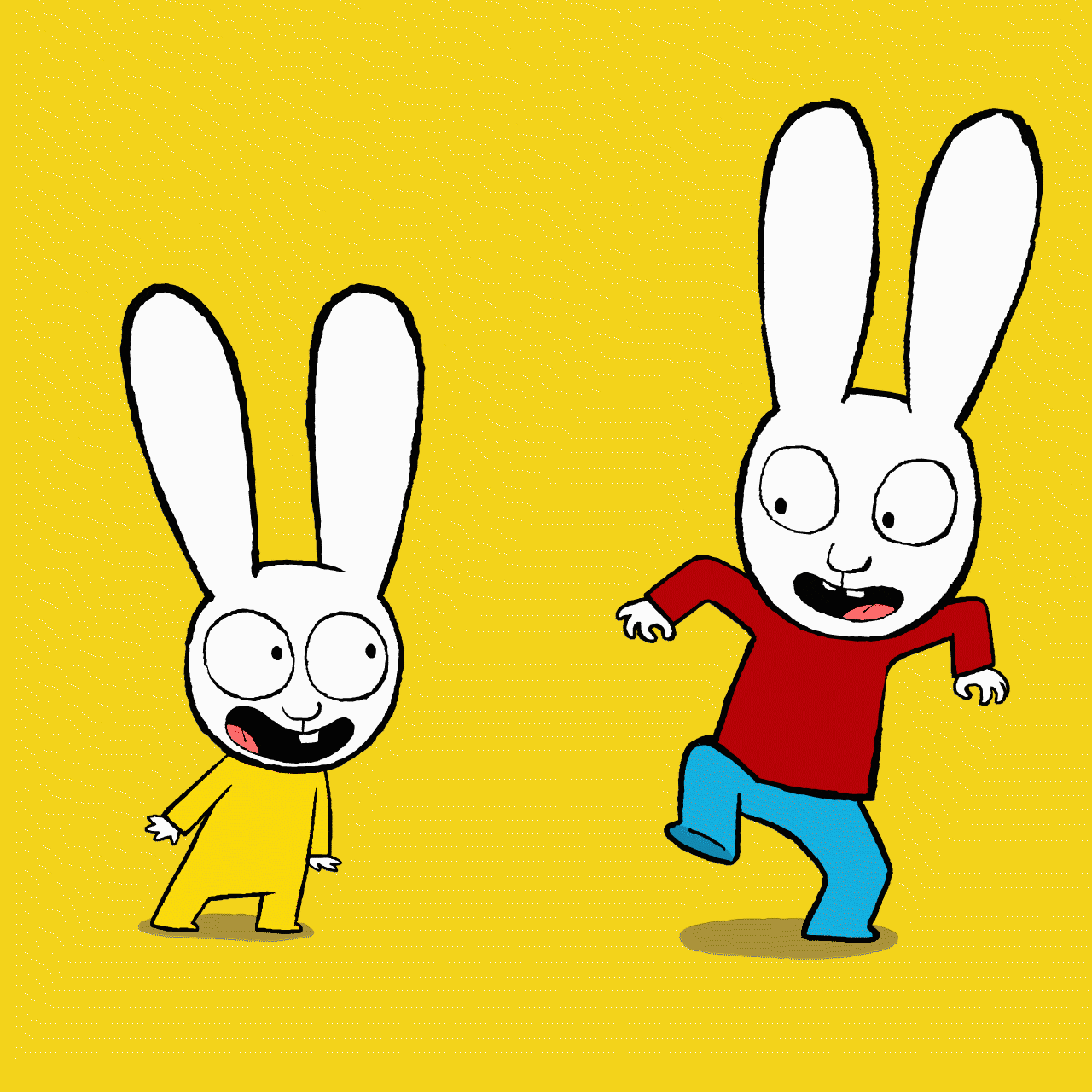 Dance Brothers GIF by Simon Super Rabbit - Find & Share on GIPHY