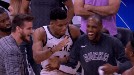Giannis Antetokounmpo Basketball GIF by Milwaukee Bucks - Find & Share on GIPHY