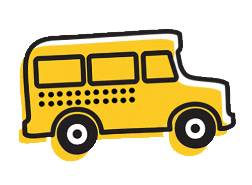 School Bus Sticker by LICM for iOS & Android | GIPHY