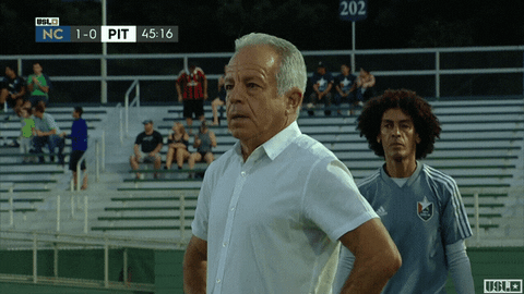 Soccer Coach GIF by USL - Find & Share on GIPHY