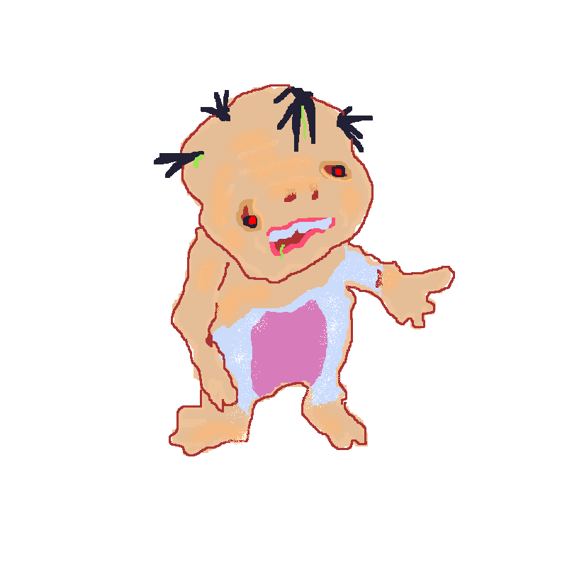 Baby Monster Sticker by TRIPLEBUMMER for iOS & Android | GIPHY