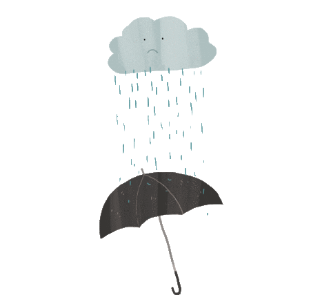 Rain Weather Sticker by Lara Paulussen for iOS & Android | GIPHY