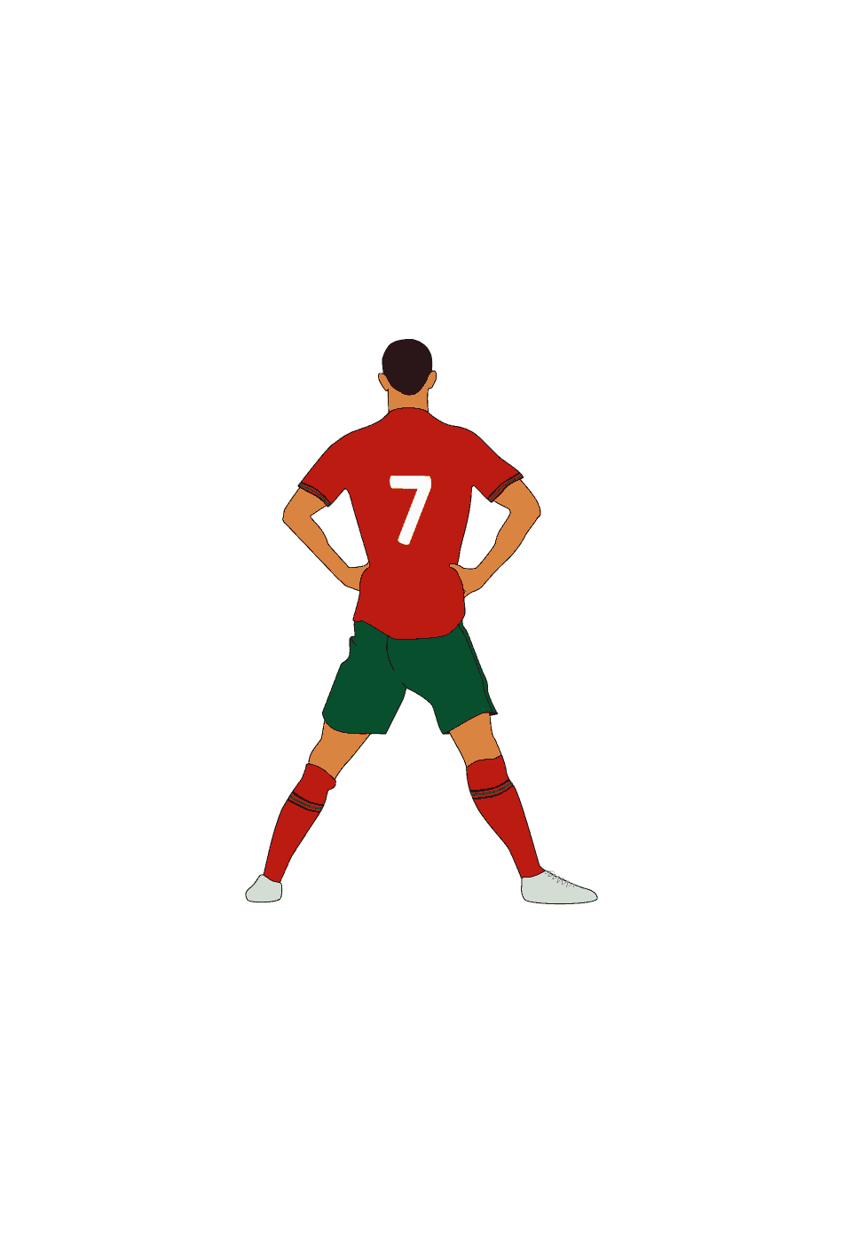 Cristiano Ronaldo Portugal Sticker by MOCHE for iOS & Android | GIPHY