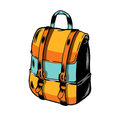 Backpack Rucksack Sticker by Jugendleiter-Blog for iOS & Android | GIPHY