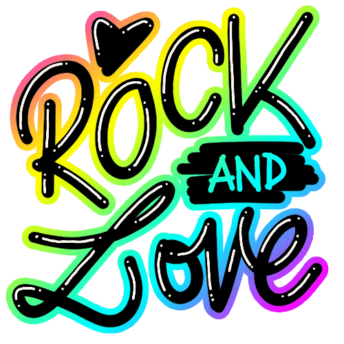 Rock And Love Sticker for iOS & Android | GIPHY