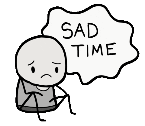 Sad Stick Figure Sticker by Nick Ybarra for iOS & Android | GIPHY