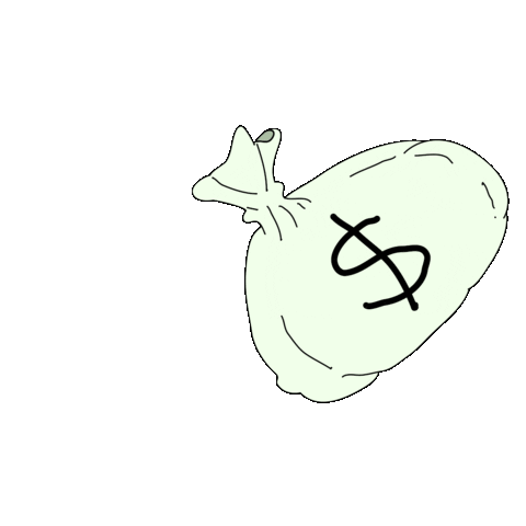 Happy Cash Money Sticker by Vlad Naboka for iOS & Android | GIPHY