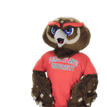 Fau Owlsley Sticker by Florida Atlantic University for iOS & Android ...