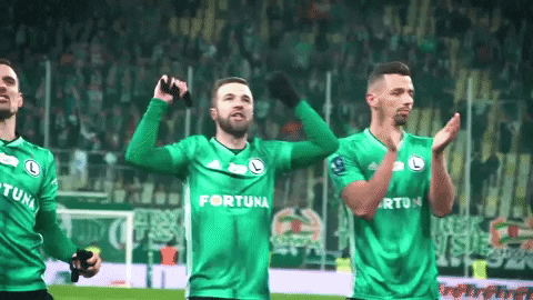 Happy Football GIF by Legia Warszawa - Find & Share on GIPHY