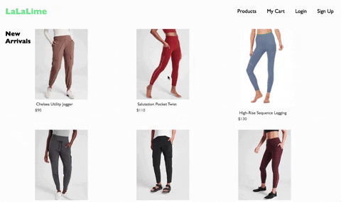 GitHub - 1911-GH-GraceShopper-LaLaLime/LaLaLime: LaLaLime is an e-commerce site for athletic apparel