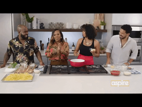 Dance Cooking GIF by Aspire TV - Find & Share on GIPHY