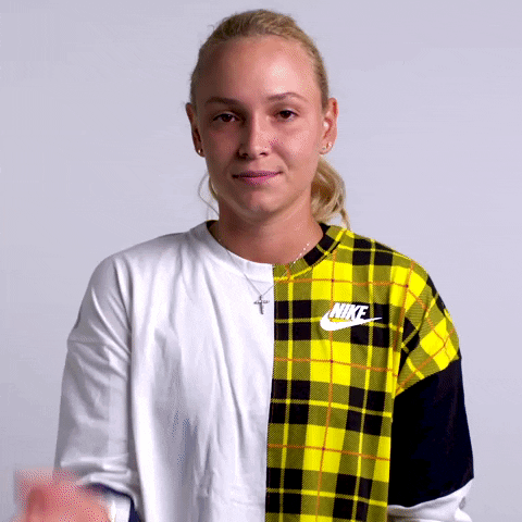 Donna Vekic Ugh GIF by WTA - Find & Share on GIPHY