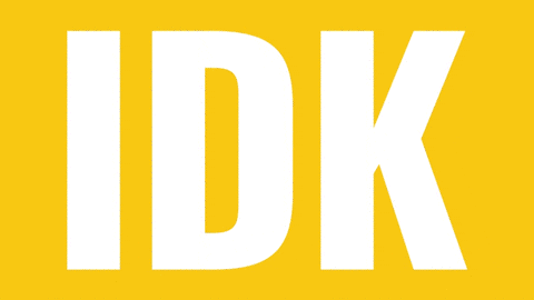 You Tell Me Idk Gif By Sticker - Find & Share on GIPHY