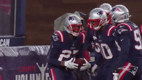 Happy Football GIF by New England Patriots - Find & Share on GIPHY