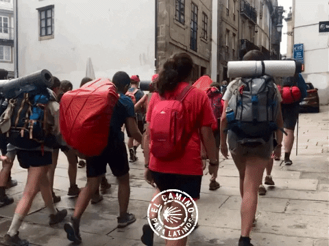 Camino De Santiago Pilgrim GIF by ElCaminoParaLatinos - Find & Share on ...