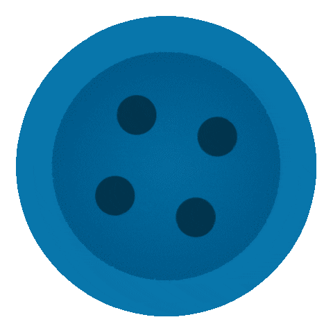 Button Blue Sticker for iOS & Android | GIPHY