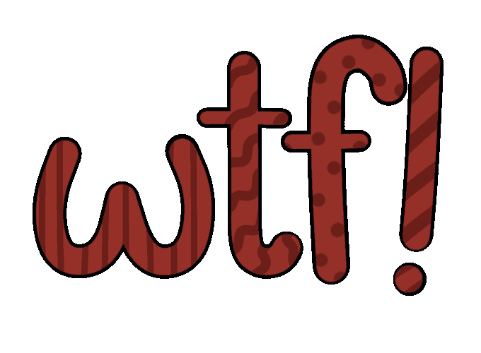 For Real Wtf Sticker by beckadoodles for iOS & Android | GIPHY