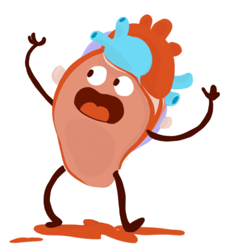 Scared Heart Sticker by Reload Foundation for iOS & Android | GIPHY