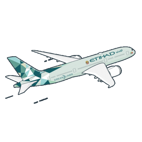 Flying Abu Dhabi Sticker by Etihad Airways for iOS & Android | GIPHY