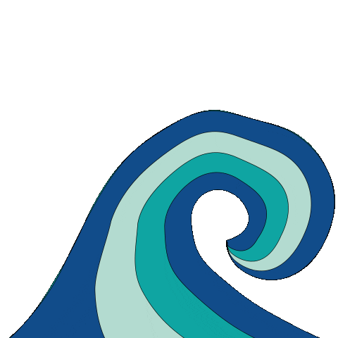 Rainbow Wave Sticker by Woodka for iOS & Android | GIPHY