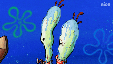 Scared Mr Krabs GIF by SpongeBob SquarePants - Find & Share on GIPHY