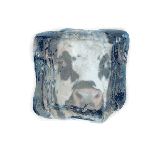 Ice Cow Sticker by Omrop Fryslân for iOS & Android | GIPHY