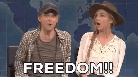Snl Freedom GIF by Saturday Night Live - Find & Share on GIPHY