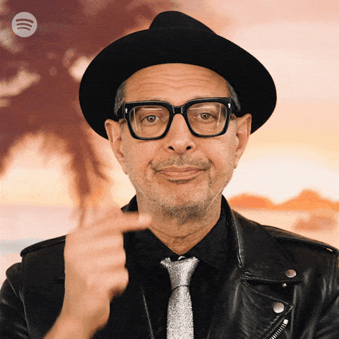 Happy Jeff Goldblum GIF by Spotify - Find & Share on GIPHY