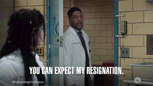 Doctors I Quit Bye GIF by New Amsterdam - Find & Share on GIPHY