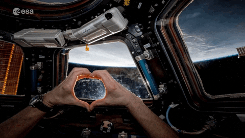 International Space Station Love GIF by European Space Agency - ESA ...