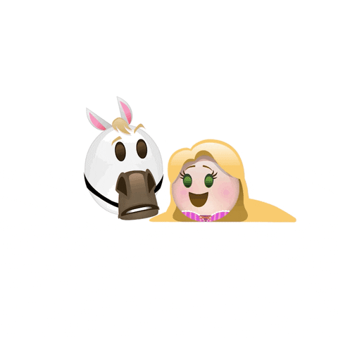 Emoji Rapunzel GIF by Disney - Find & Share on GIPHY