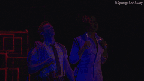 Scared Sandy Cheeks GIF by The SpongeBob Musical - Find & Share on GIPHY