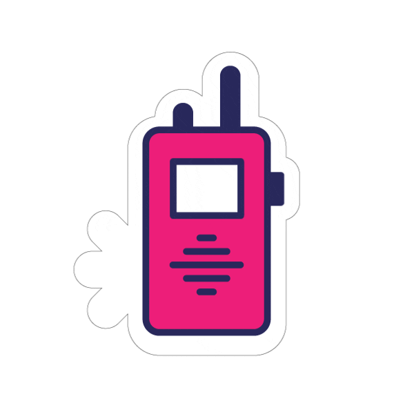Walkie Talkie Radio Sticker for iOS & Android | GIPHY