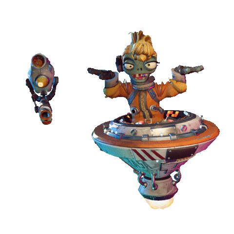 Space Cadet Reaction Sticker by Official PvZ for iOS & Android | GIPHY