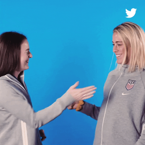 High Five Us Soccer GIF by Twitter - Find & Share on GIPHY
