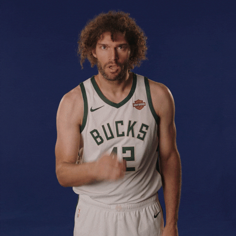 Robin Lopez Basketball GIF by Milwaukee Bucks - Find & Share on GIPHY